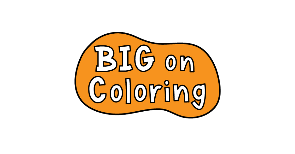 Big On Coloring - Giant coloring poster for kids' Birthday